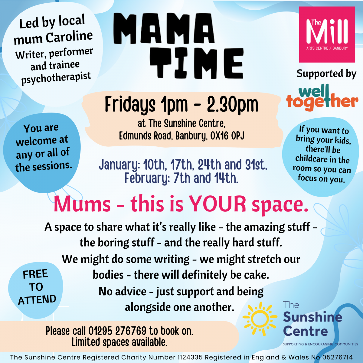 Mama Time is coming to The Sunshine Centre. – The Sunshine Centre