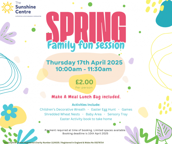 Spring Family Fun Session – The Sunshine Centre